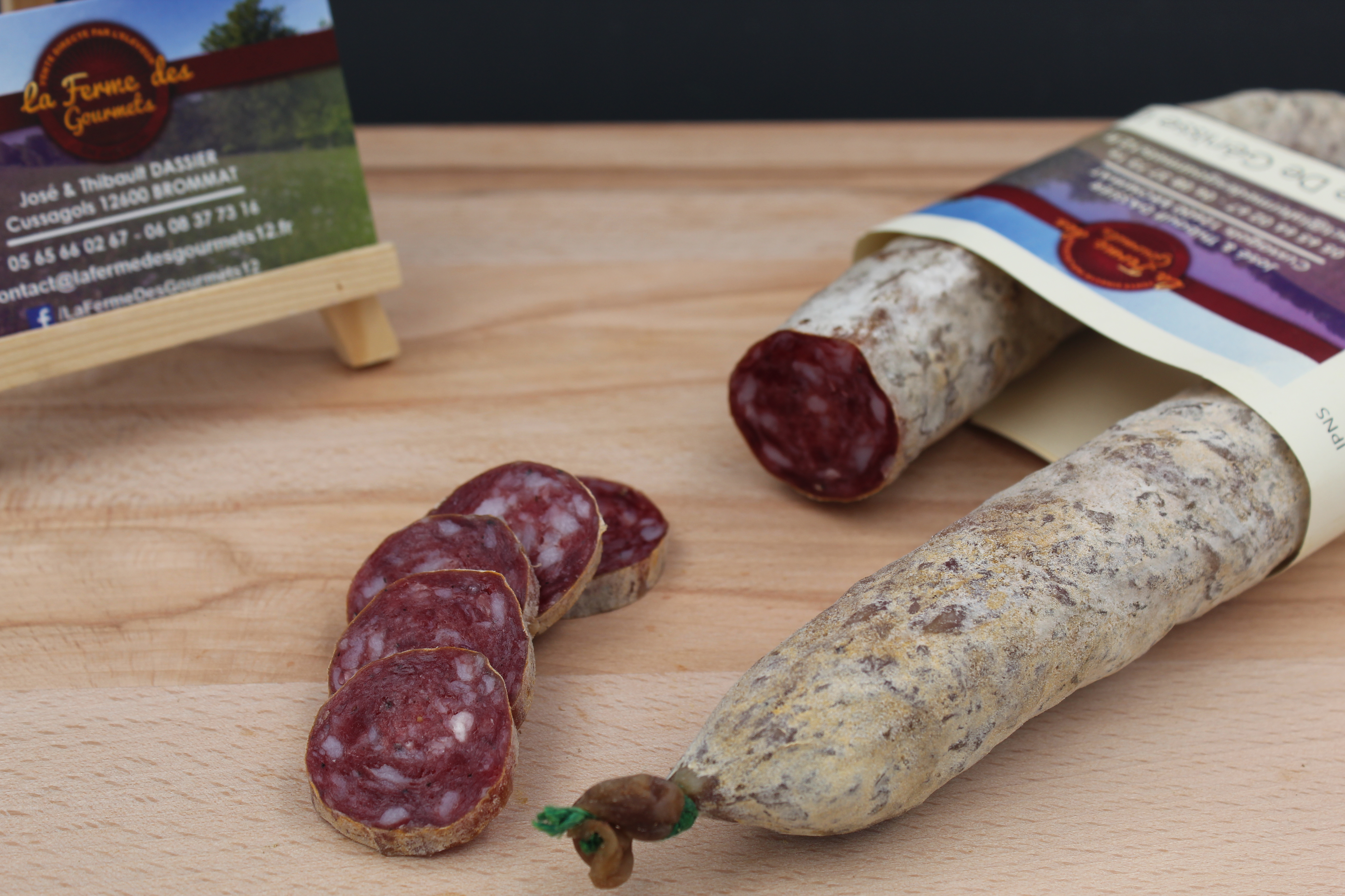 Saucisse Sèche de Génisse Limousine